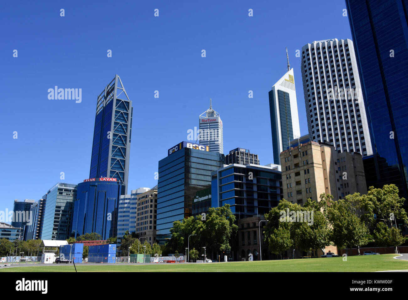 CBD buildings at Elizabeth Quay area Stock Photo - Alamy