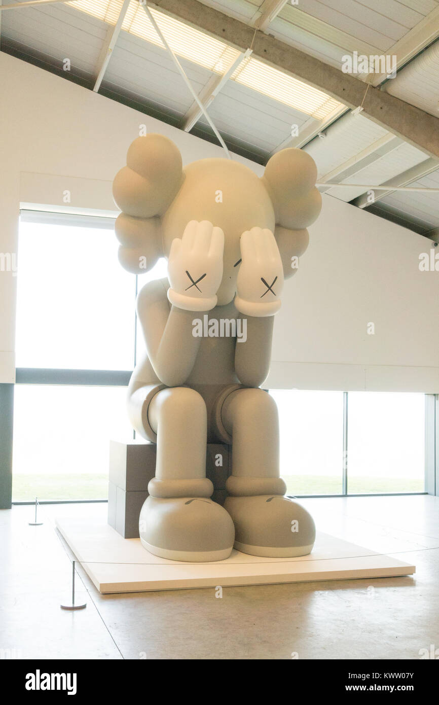 Sculpture at Yorkshire Sculpture Park, a selection of work by Kaws at ...