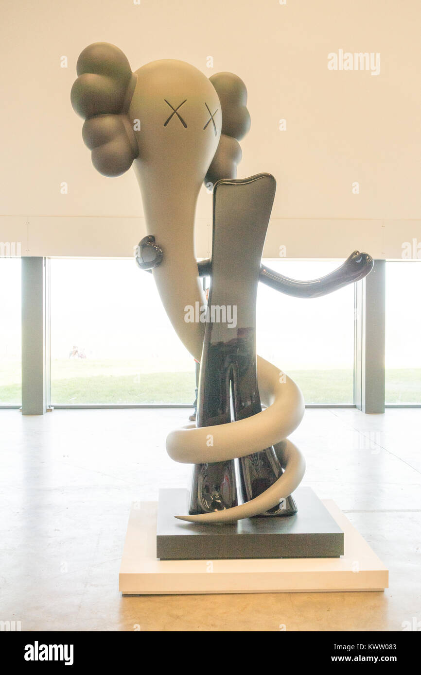 Sculpture at Yorkshire Sculpture Park, a selection of work by Kaws at ...