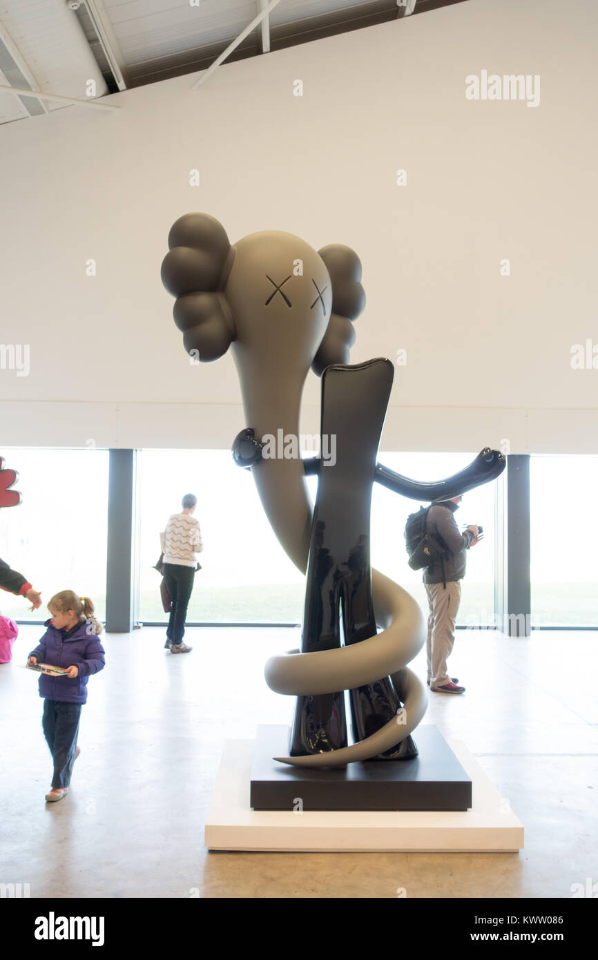 Sculpture at Yorkshire Sculpture Park, a selection of work by Kaws at ...