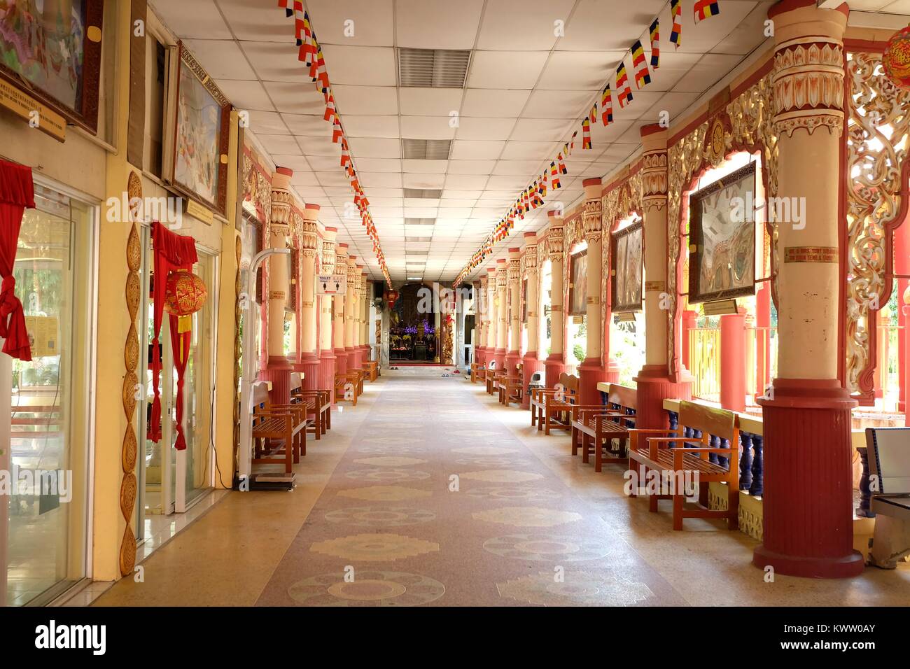 Pathway of a Temple in Penang Island, Malaysia Stock Photo - Alamy