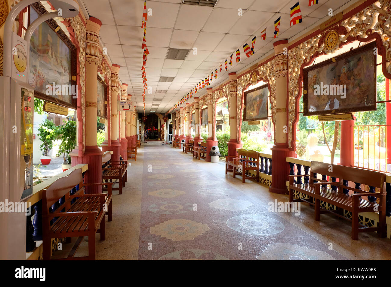 Pathway of a Temple in Penang Island, Malaysia Stock Photo - Alamy
