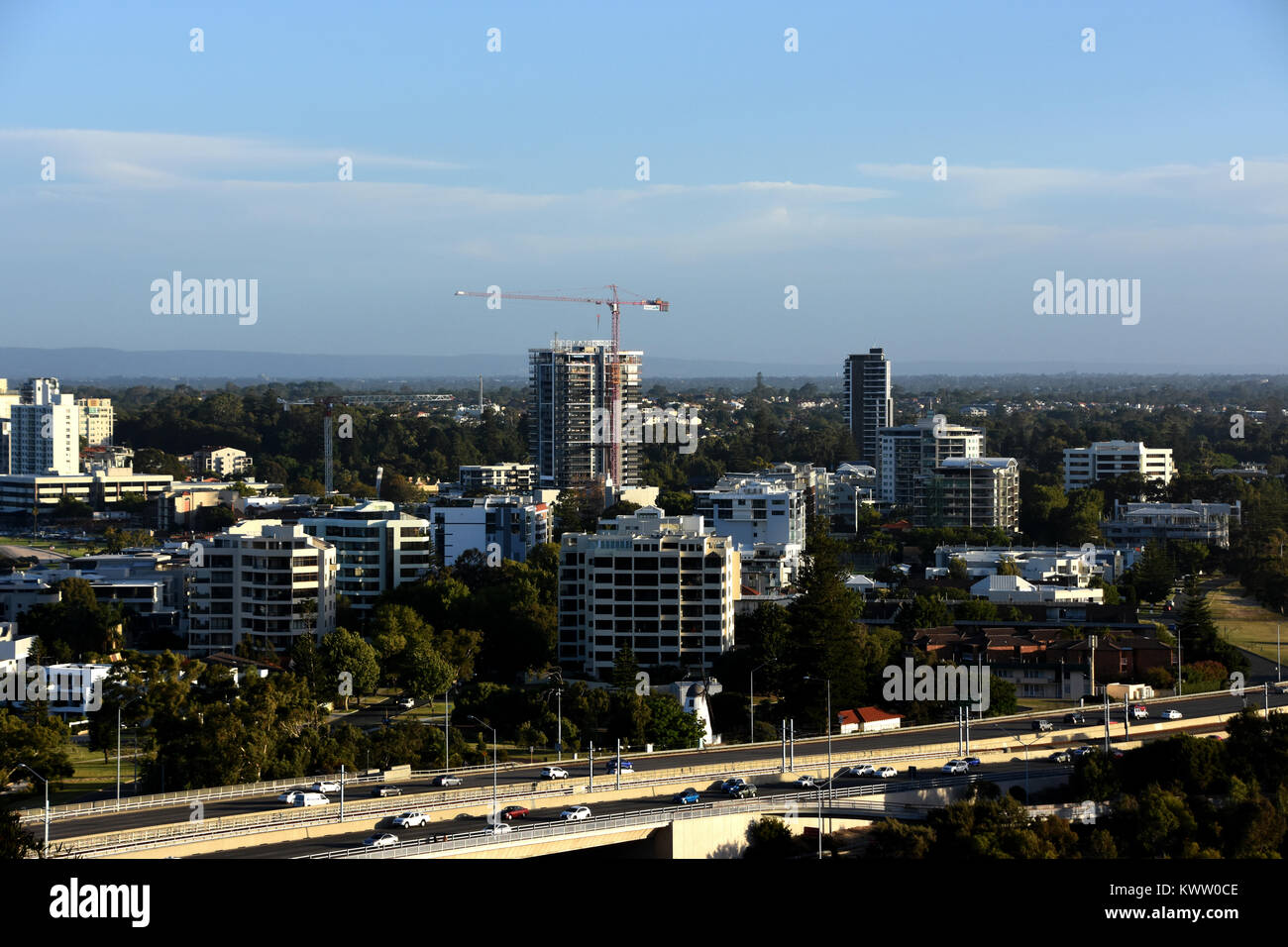 South Perth as seen from the Kings park high viewpoint Stock Photo - Alamy