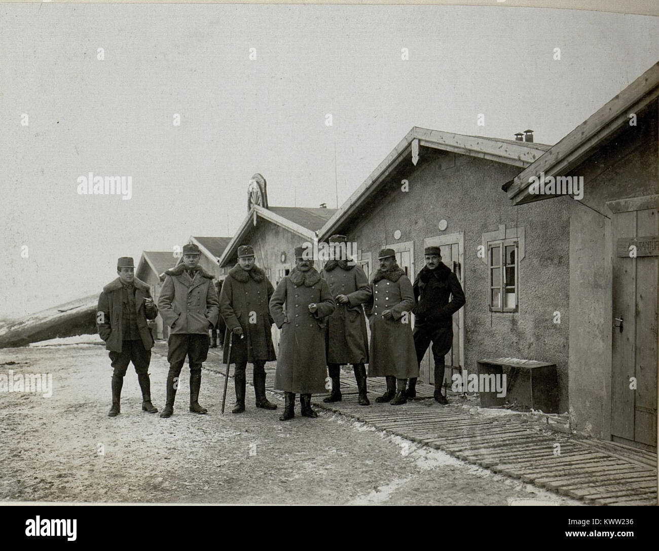 This image shows the Regimentskommando 75, a German military command ...