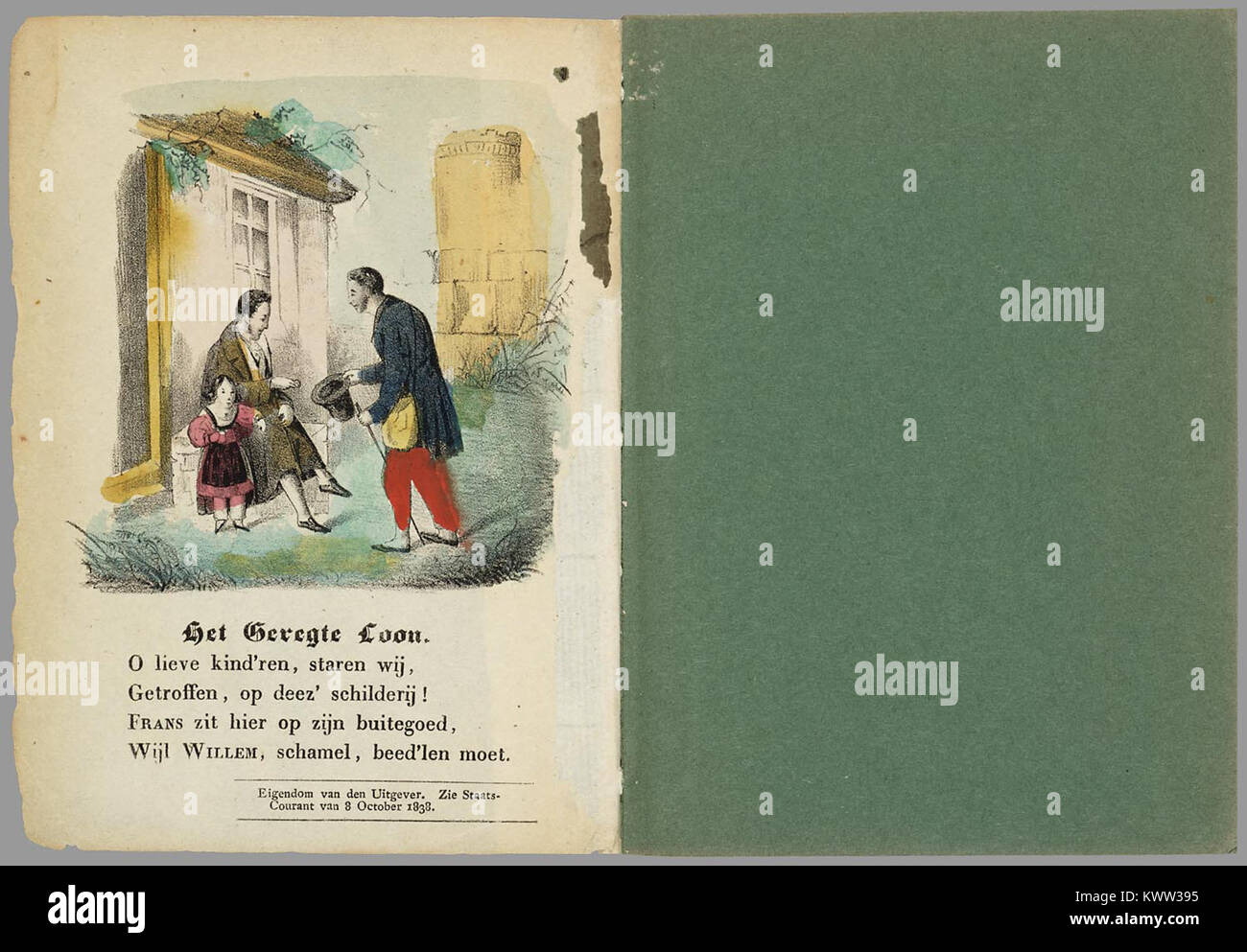 This image illustrates the concept of a good and bad child, a moral ...