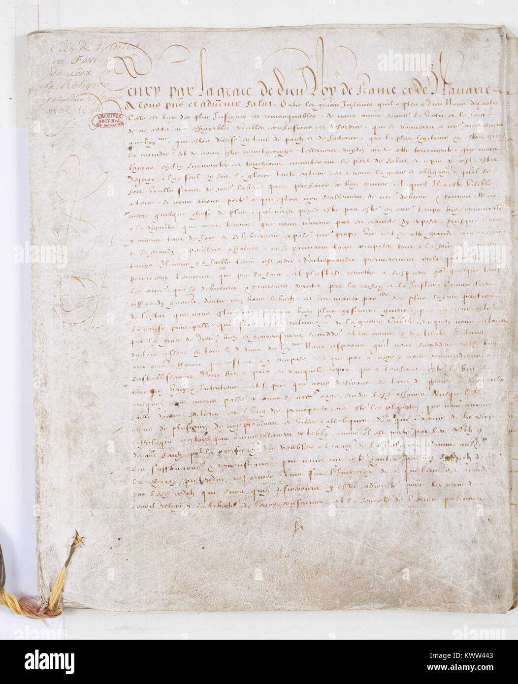 Decree of tolerance hi-res stock photography and images - Alamy