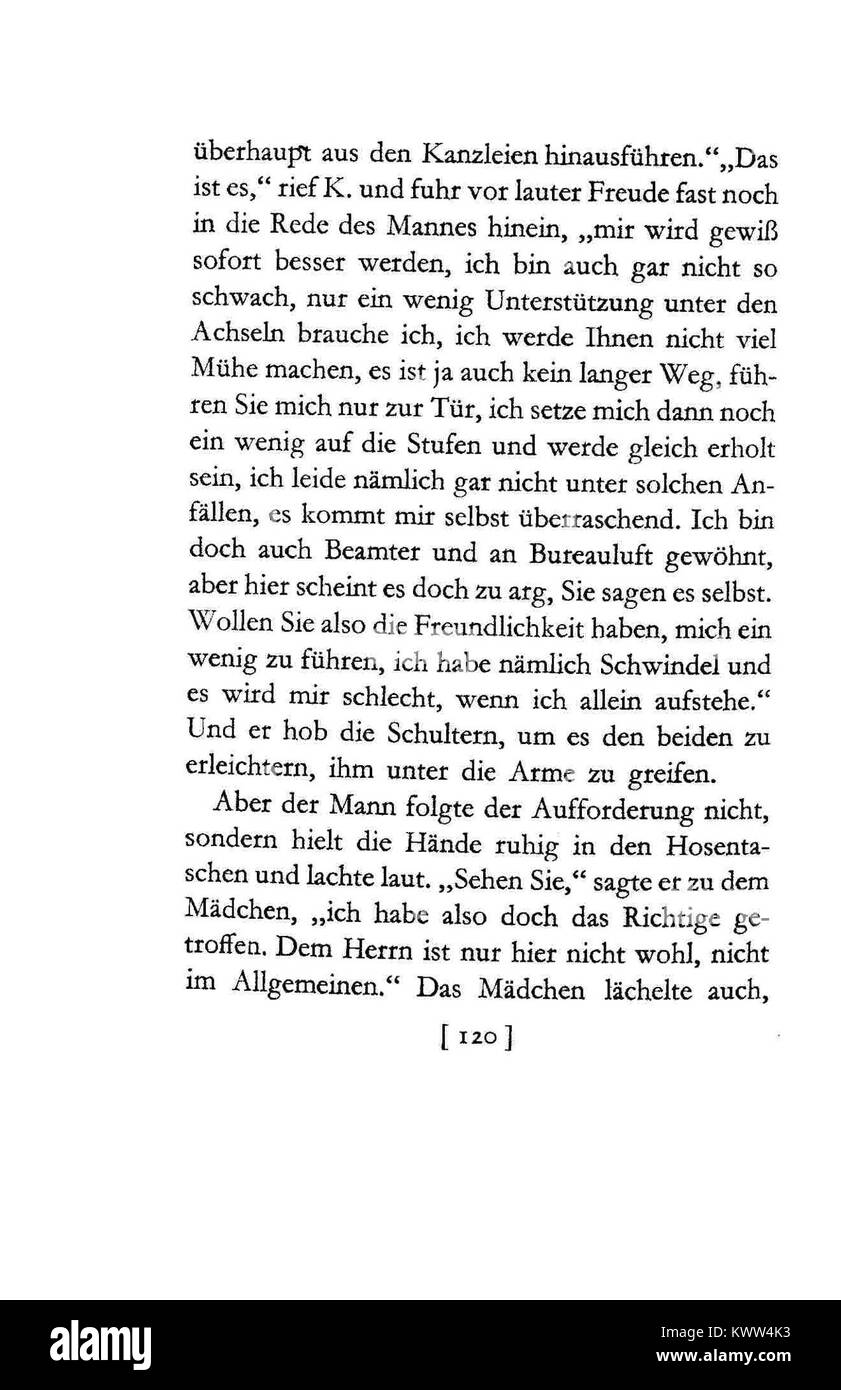 This title refers to 'The Trial' (Der Prozess) by Franz Kafka, a ...