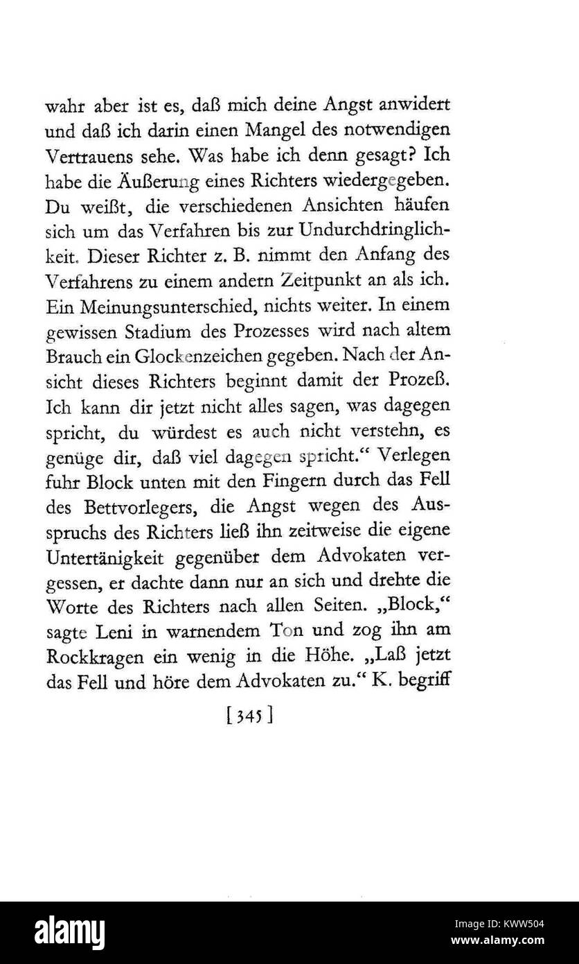 A page labeled 'De Kafka Proze, 345,' from a study of Franz Kafka’s ...