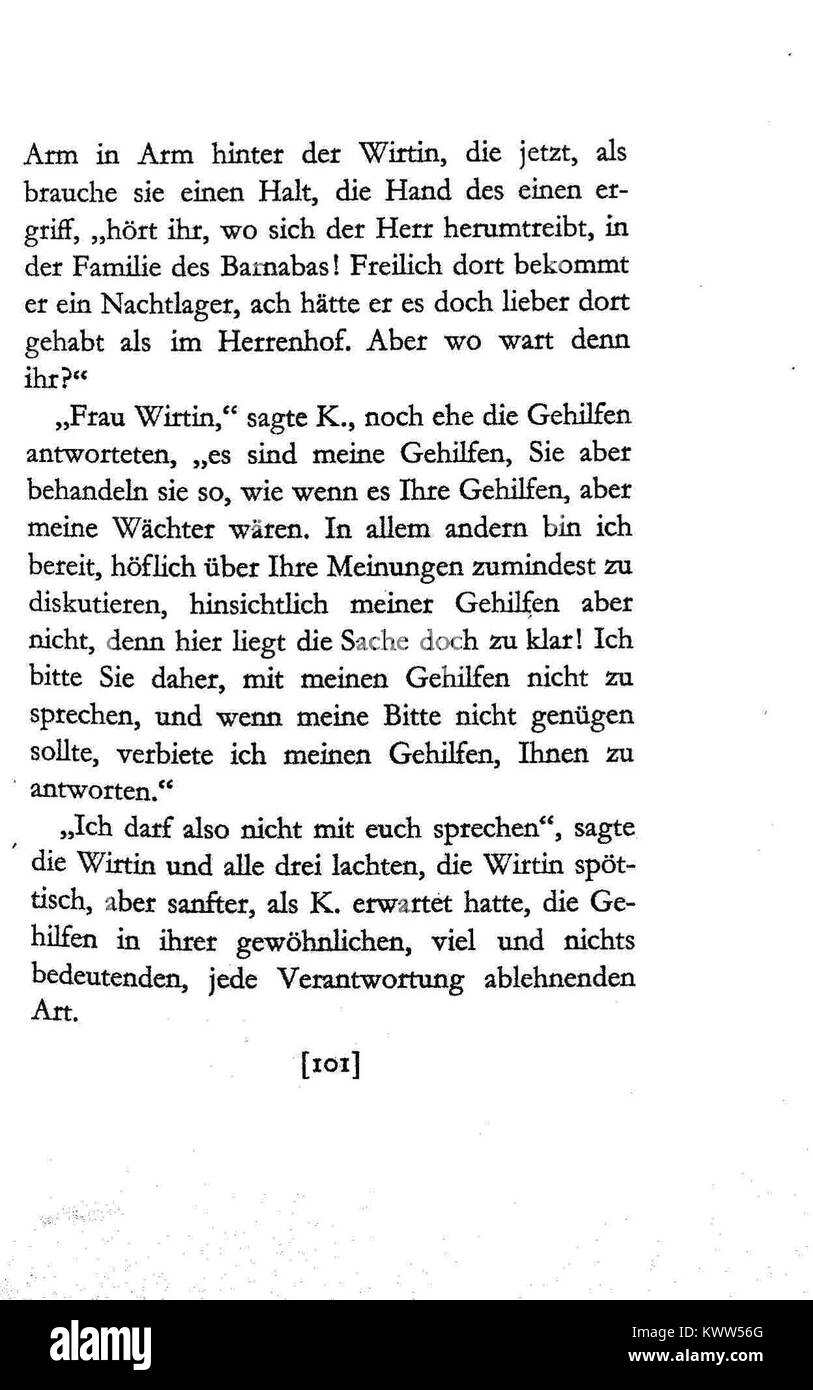 This image from 'De Kafka Proze' (The Kafka Process) presents a work ...