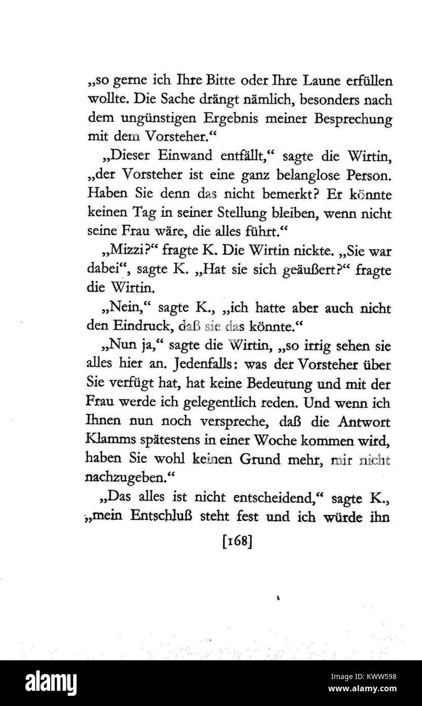 A historical image of the Kafka Castle, numbered 168, likely referring ...