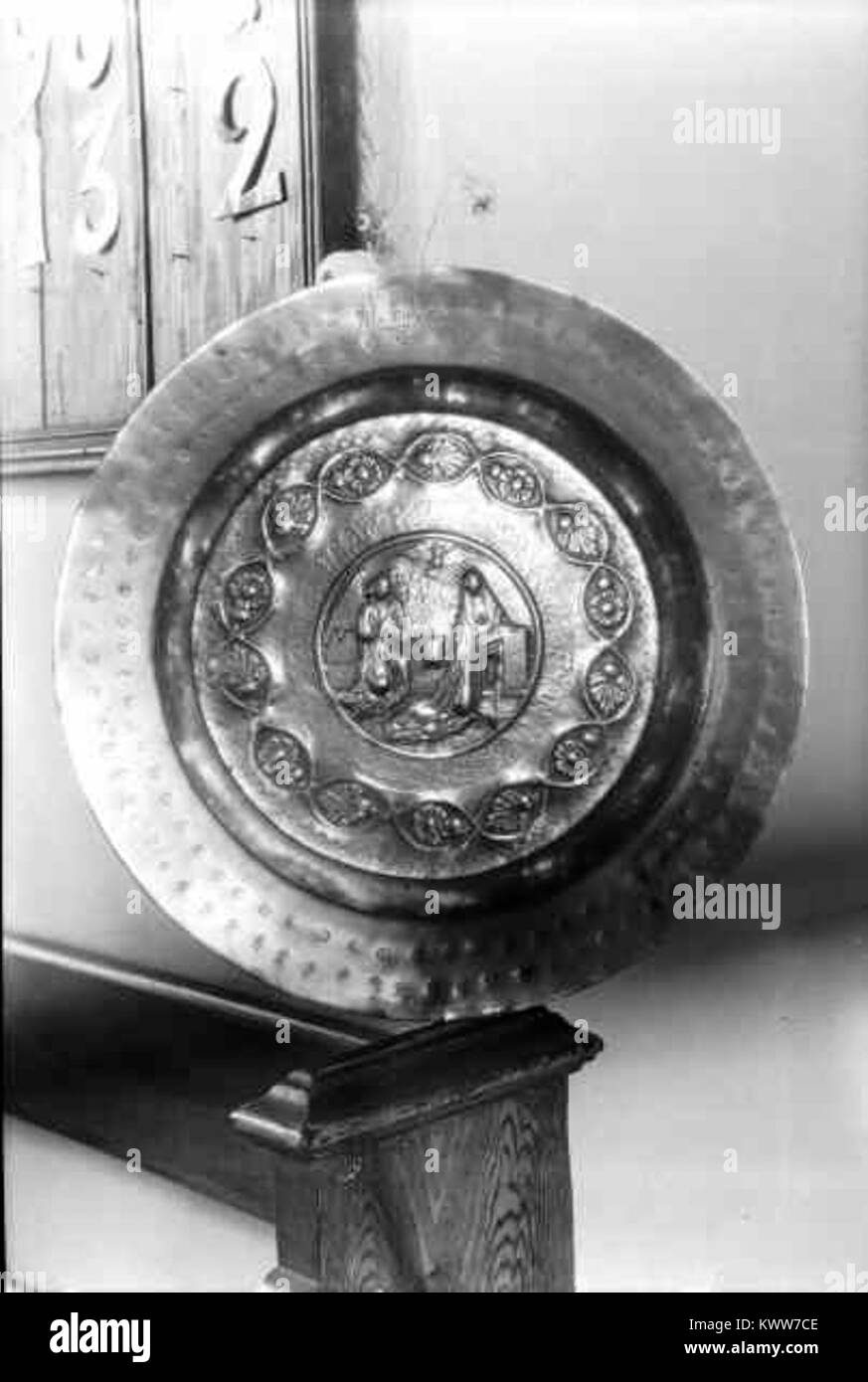 A depiction of Ängelholm Church in Sweden, highlighting its ...