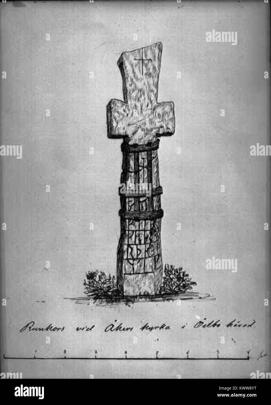 A photograph of Kers Church in Sweden, preserved by the Swedish ...