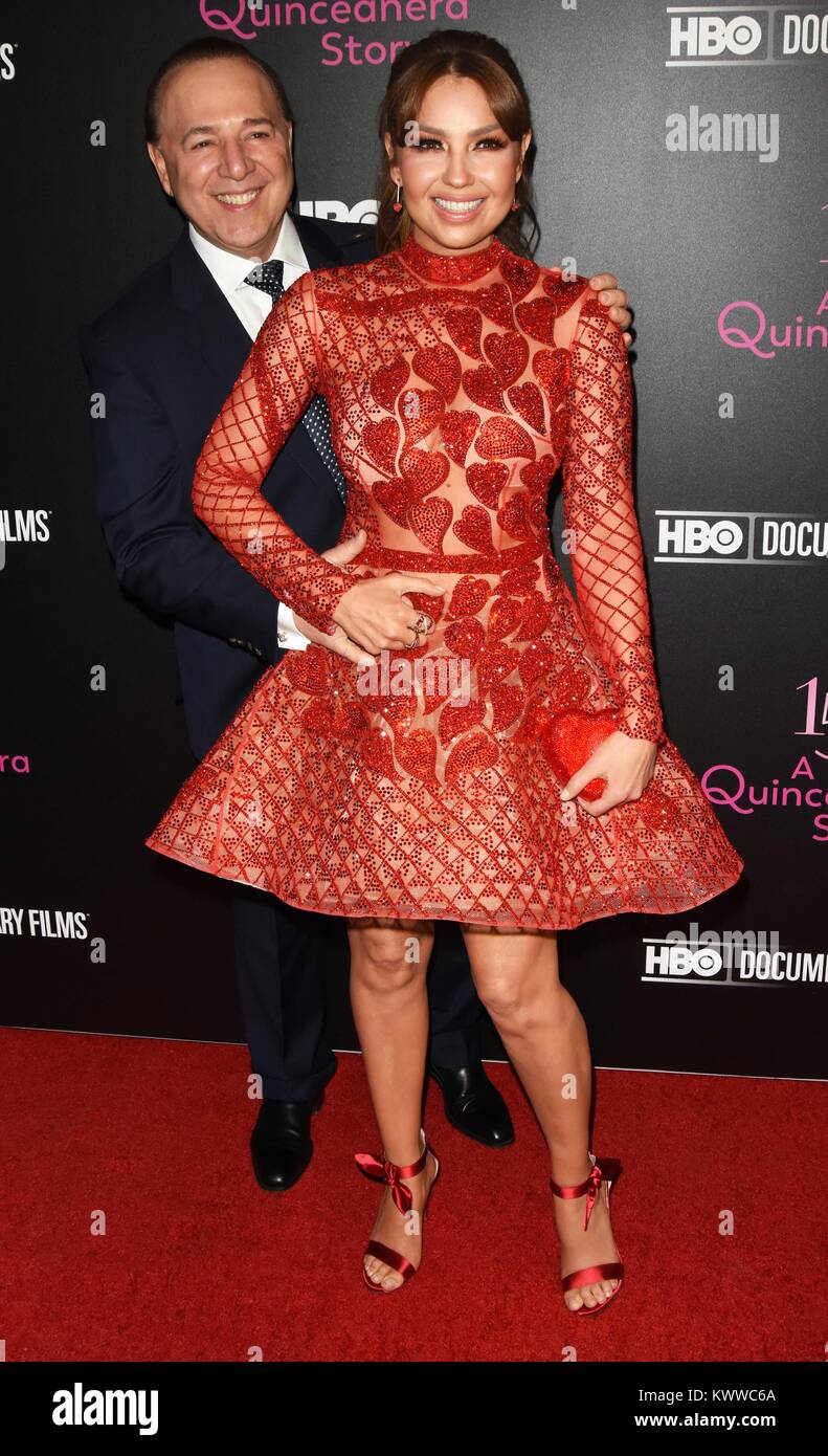 HBO 15 A Quinceanera in NYC Featuring: Tommy Mottola, Thalia Where: NYC ...