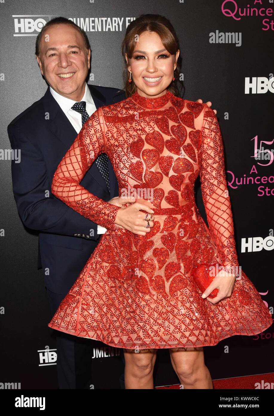 HBO 15 A Quinceanera in NYC Featuring: Tommy Mottola, Thalia Where: NYC ...