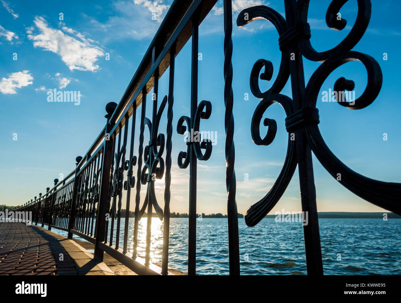 Forged fence ball hi-res stock photography and images - Alamy