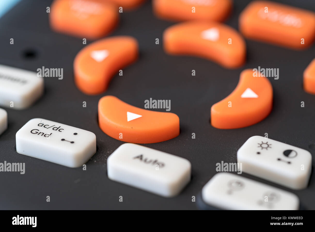 buttons on modern medical device Stock Photo - Alamy