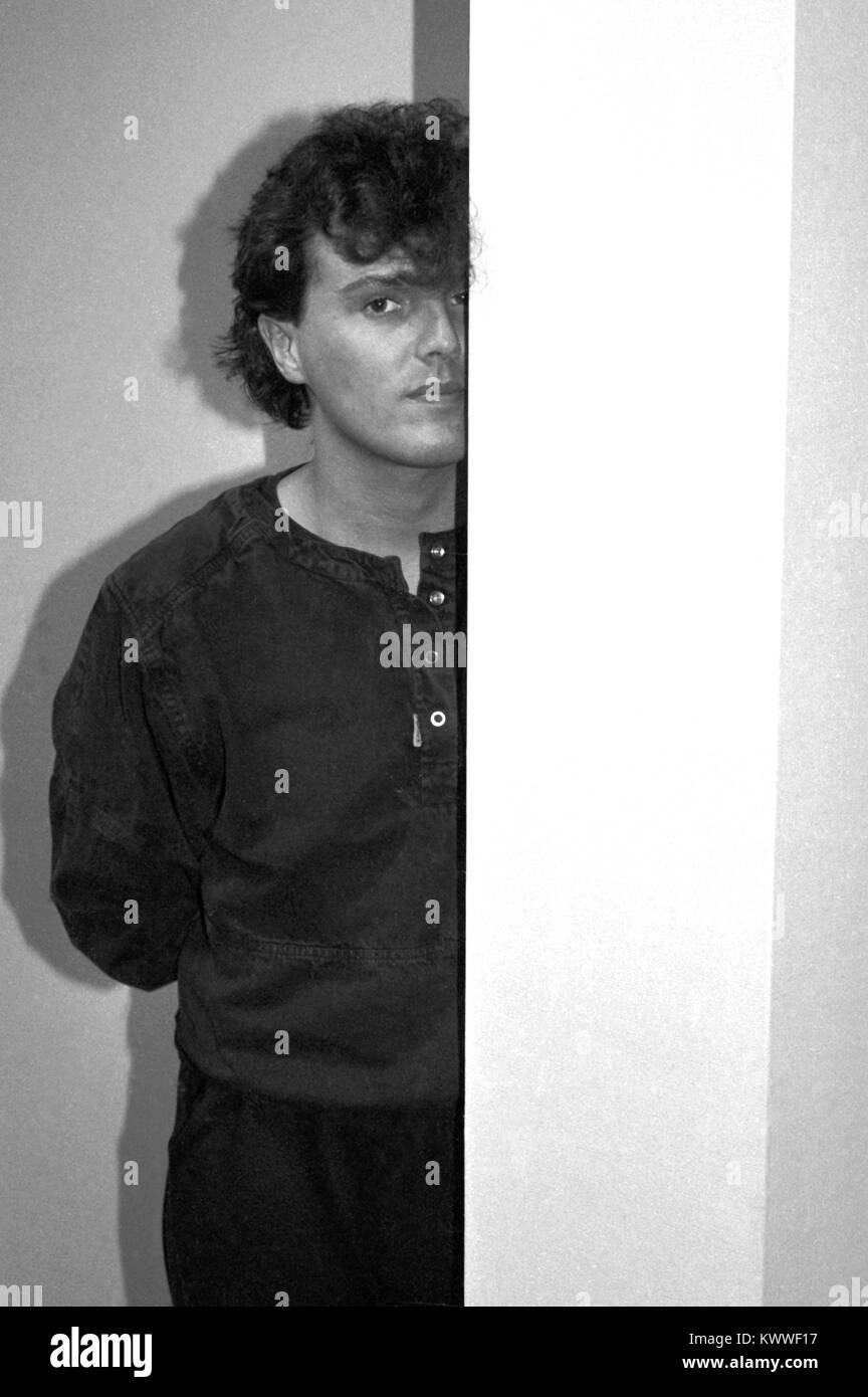 Curt Smith of Tears for Fears during a photocall at Phonogram Records ...