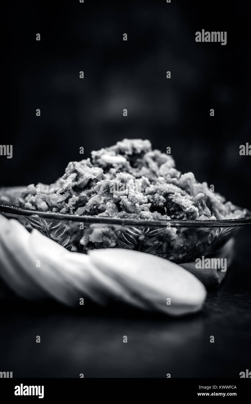 Halwa of Lagenaria siceraria,bottle guard[Dudhi ka halwa] an Indian ...