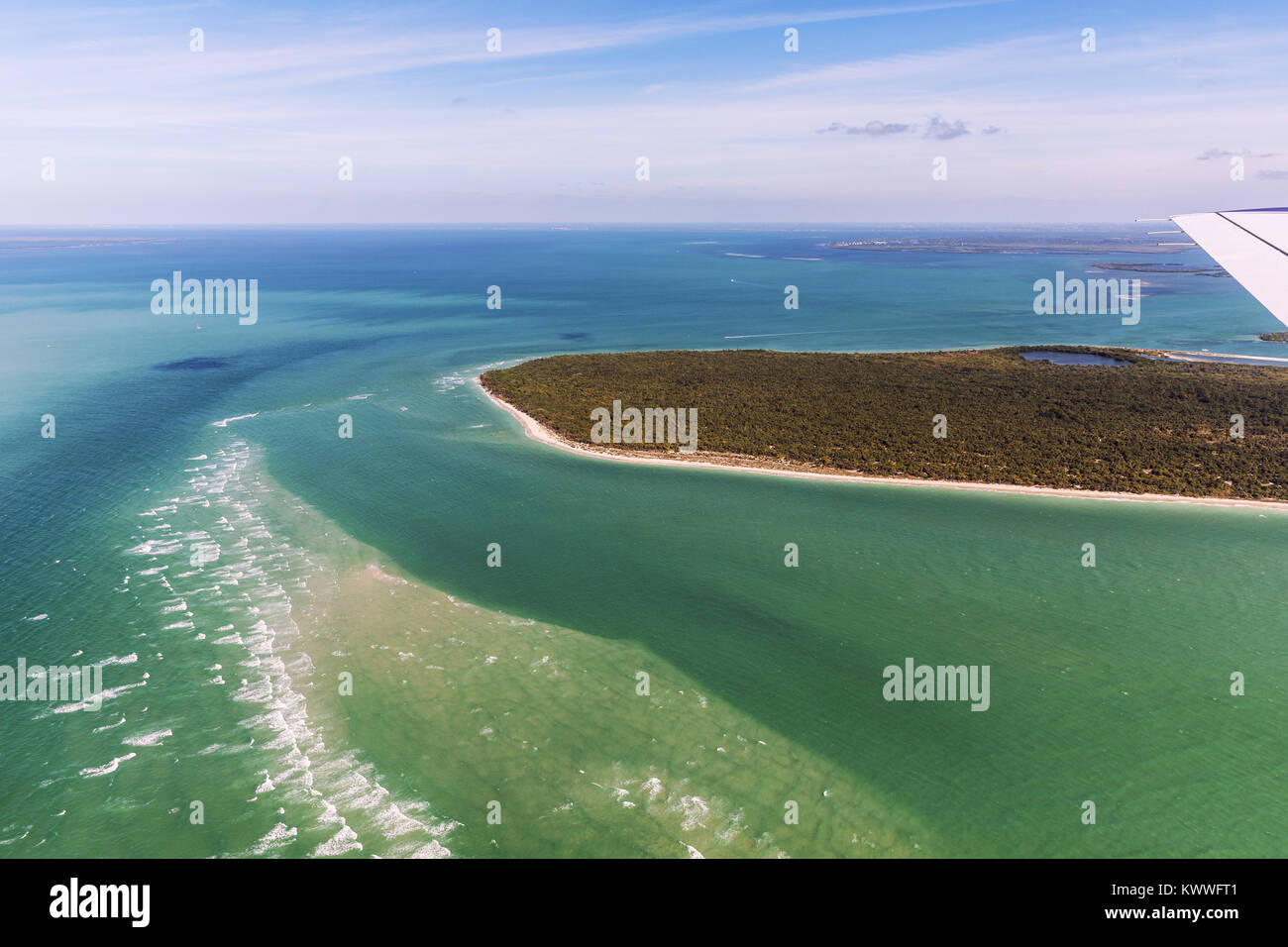 Aerial view of Anna Maria Island Florida. USA Stock Photo - Alamy
