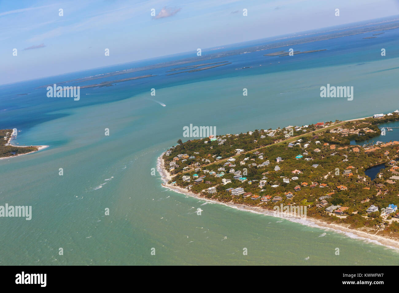 Aerial view of Anna Maria Island Florida. USA Stock Photo - Alamy