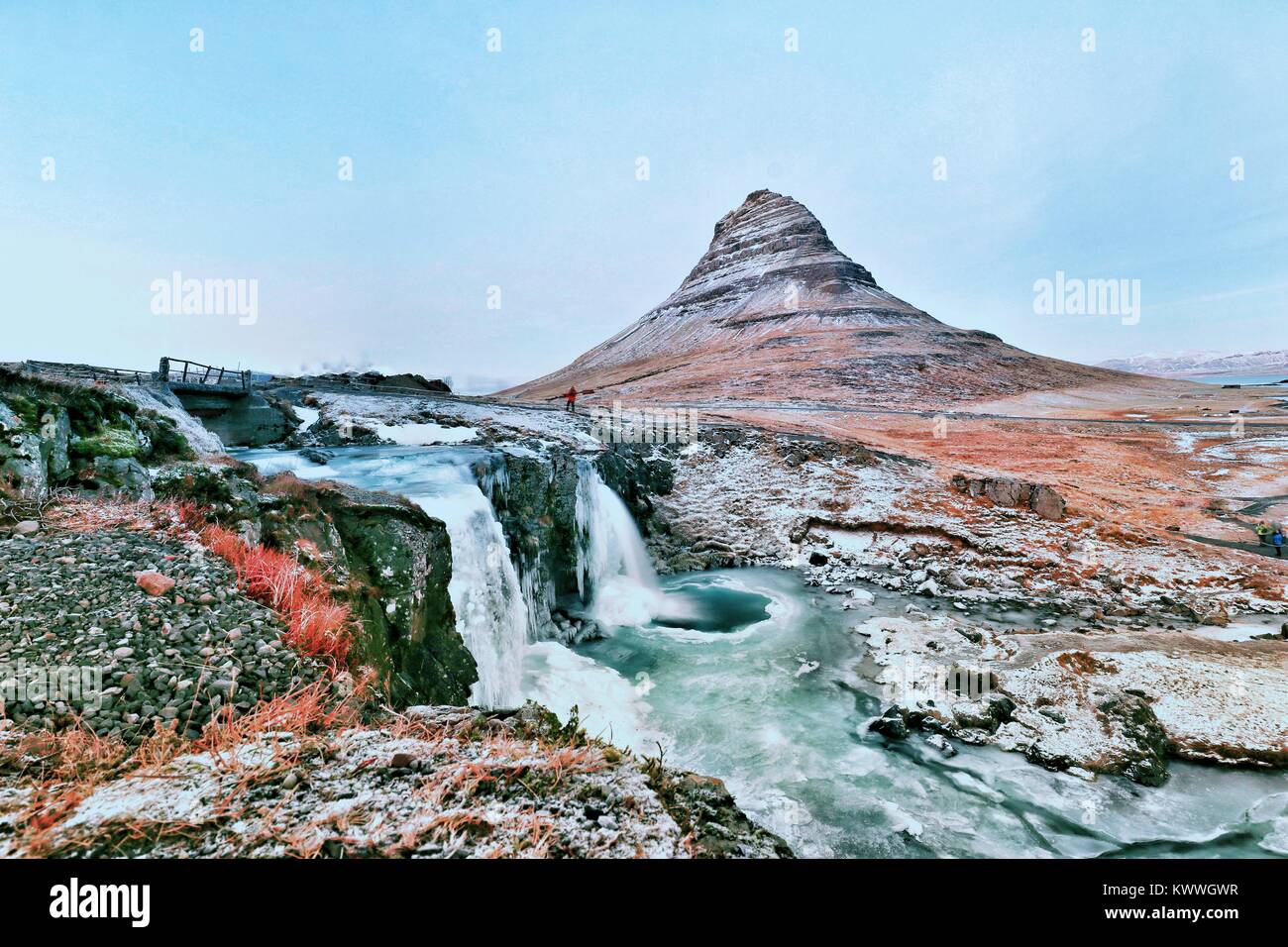 Kirkjufell Mountain, Snaefellsness Peninsula, Iceland, Europe Stock ...