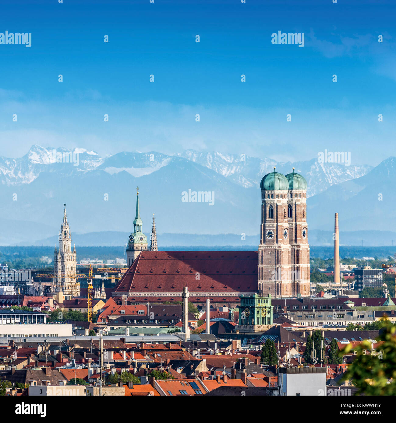 Munich Alps Panorama Stock Photo - Alamy
