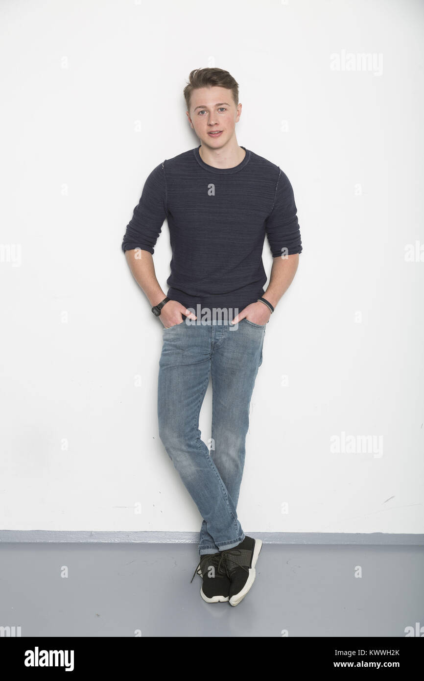 Actors promoting the 15th Season of German telenovela "Rote Rosen" at ...