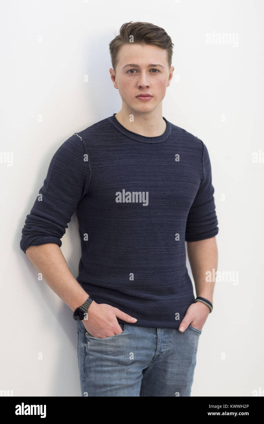 Actors promoting the 15th Season of German telenovela "Rote Rosen" at ...