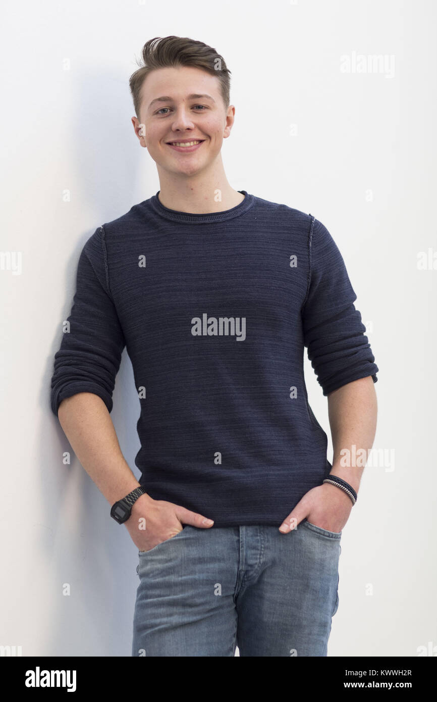 Actors promoting the 15th Season of German telenovela "Rote Rosen" at ...