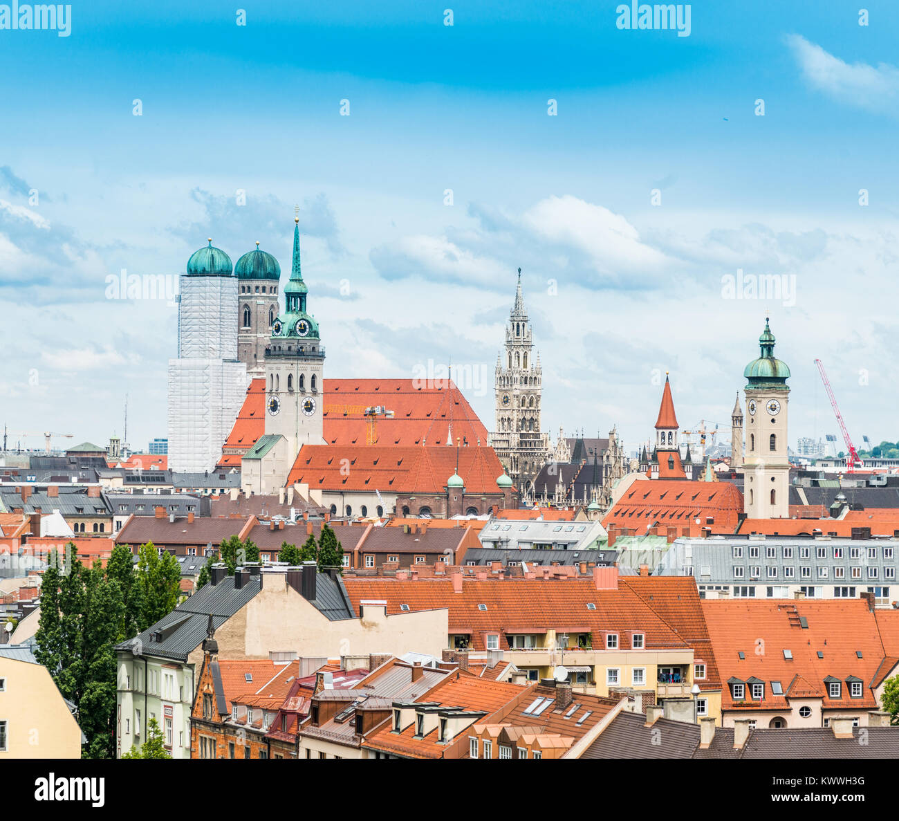 Munich Alps Panorama Stock Photo - Alamy