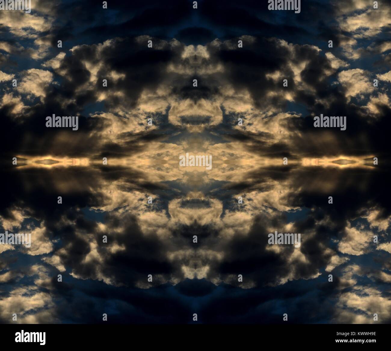 Symmetrical Clouds Impressions from Falkensee in Brandenburg by Alfred ...