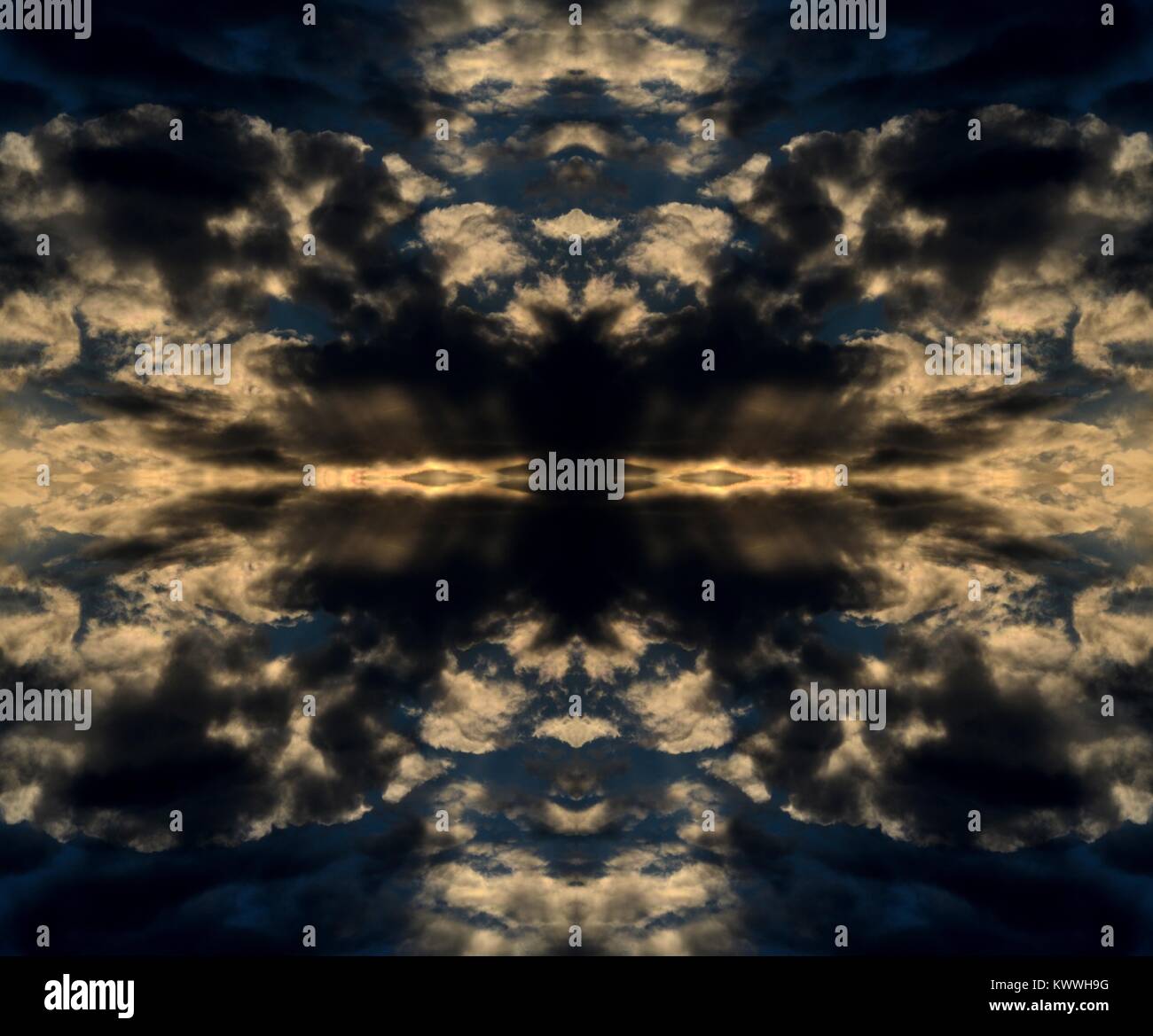 Symmetrical Clouds Impressions from Falkensee in Brandenburg by Alfred ...