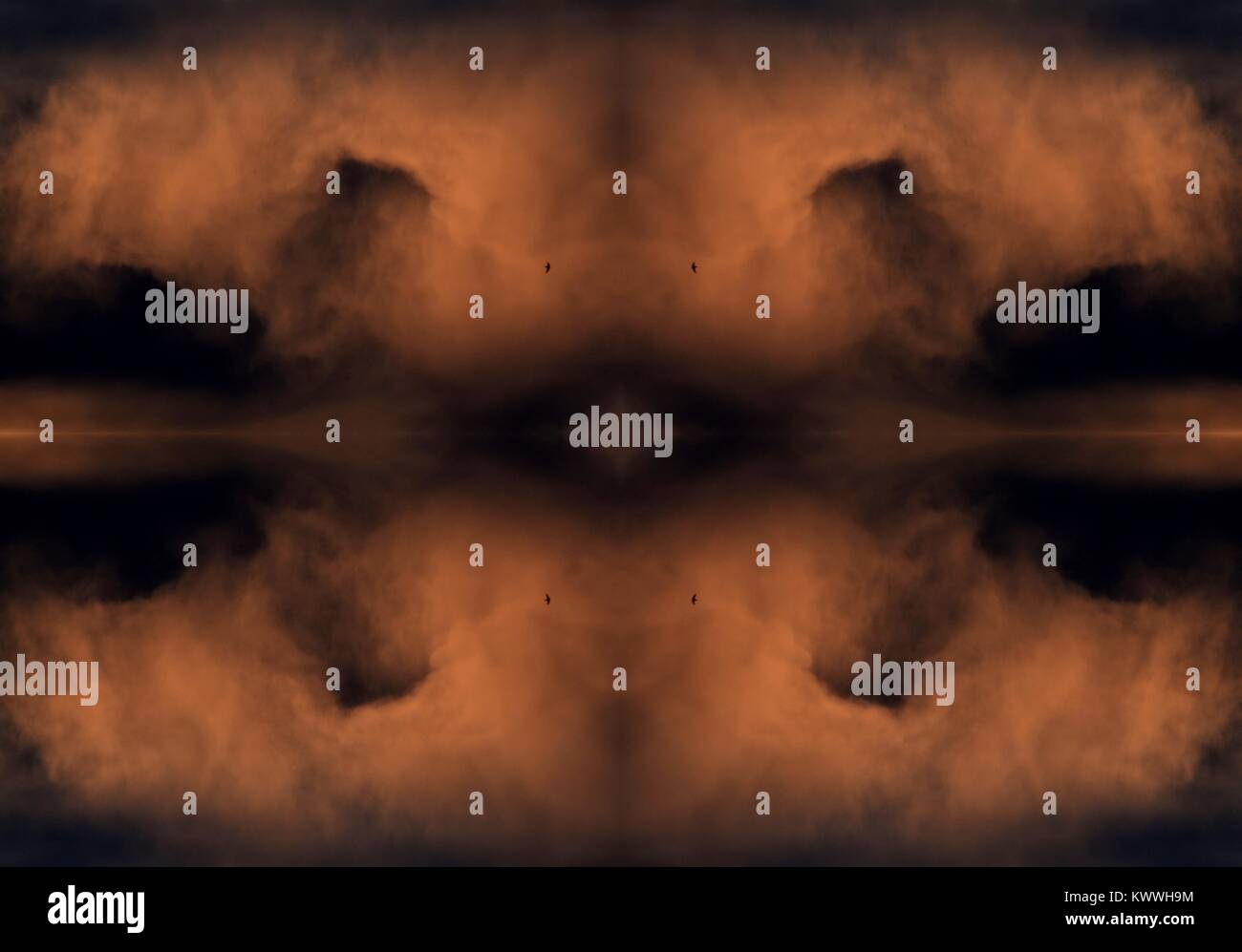 Symmetrical Clouds Impressions from Falkensee in Brandenburg by Alfred ...