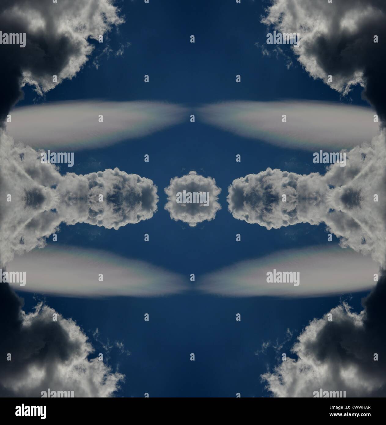 Symmetrical Clouds Impressions from Falkensee in Brandenburg by Alfred ...