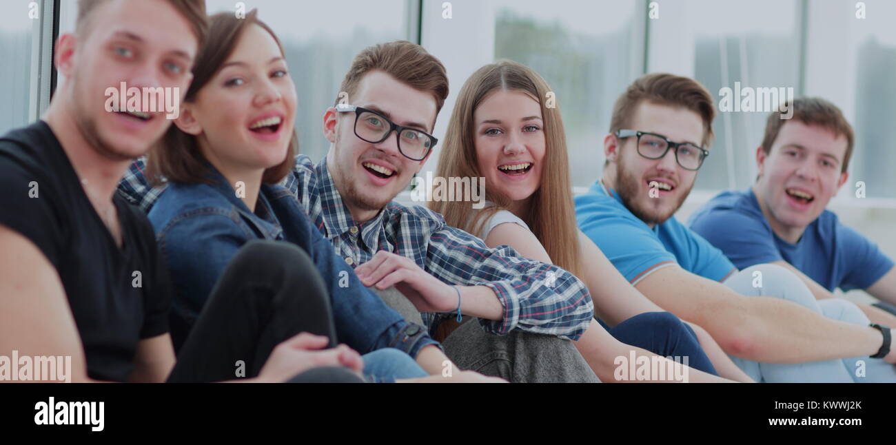 Funny young people smile and having fun Stock Photo - Alamy