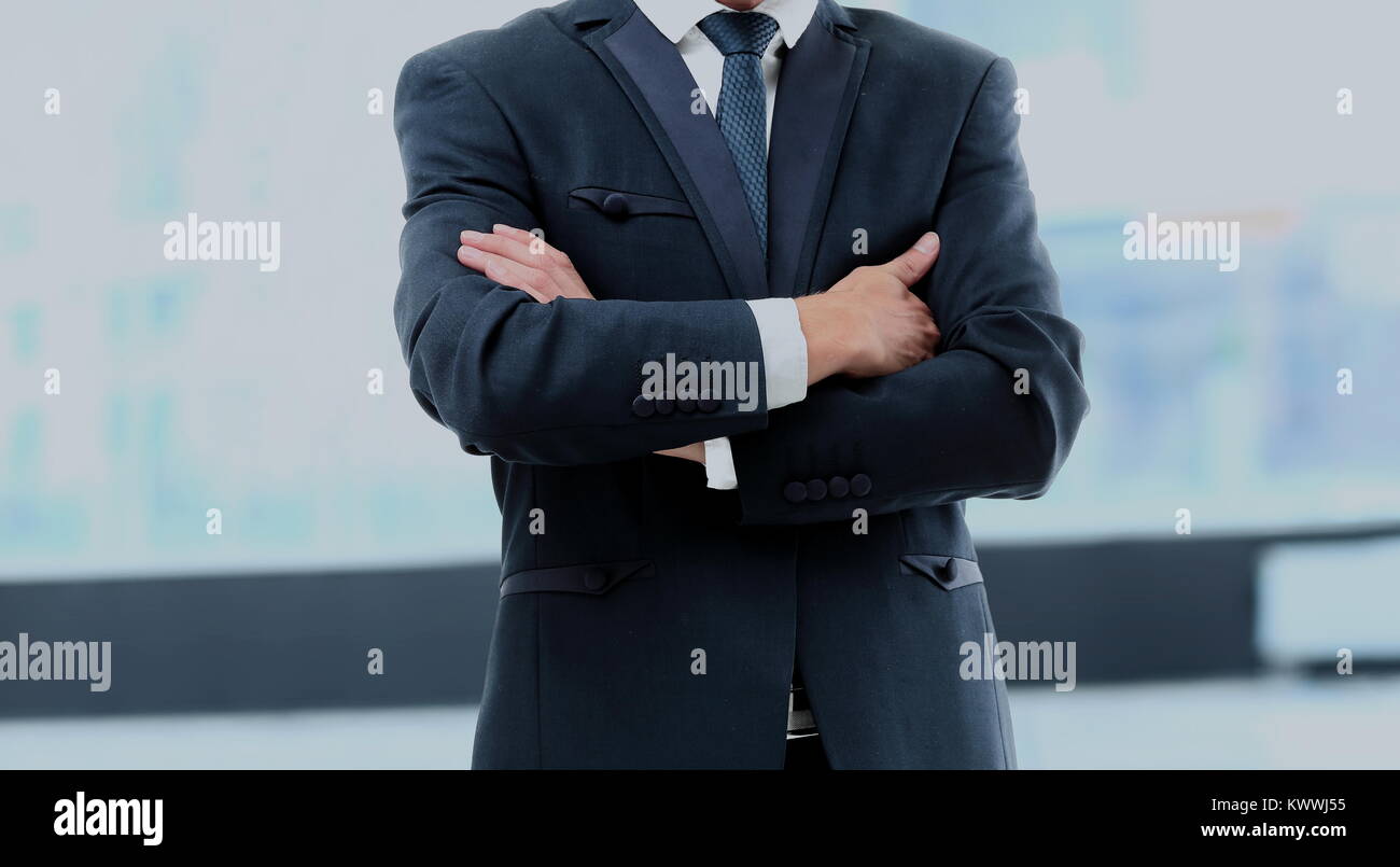 Confident business leader Stock Photo - Alamy