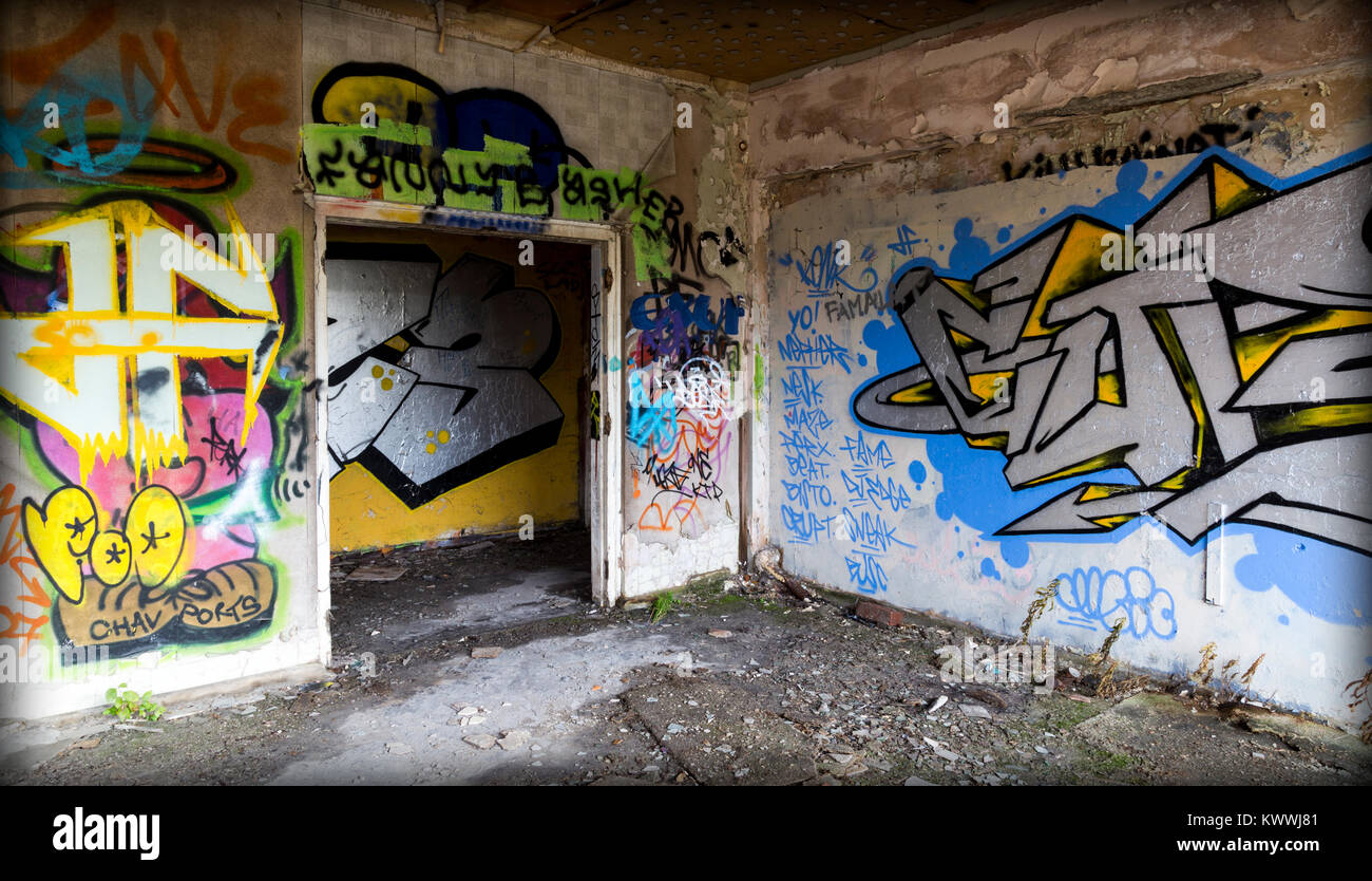 Graffiti & Dereliction Stock Photo - Alamy