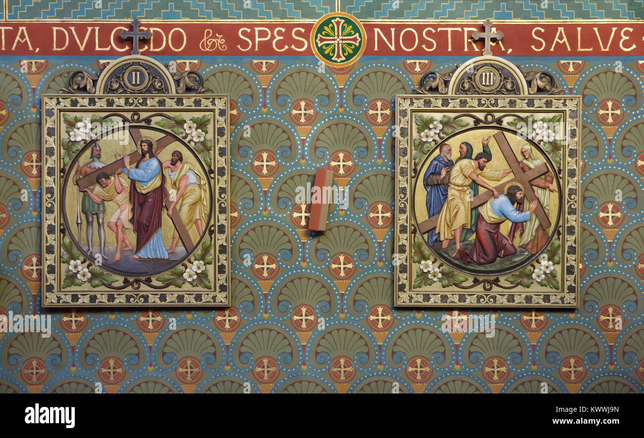 Jesus falls the second time hi-res stock photography and images - Alamy