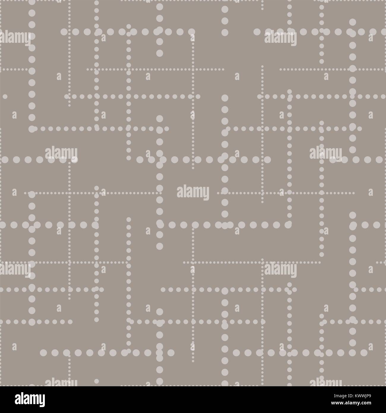 Dotted lines grey seamless vector pattern Stock Vector Image & Art - Alamy