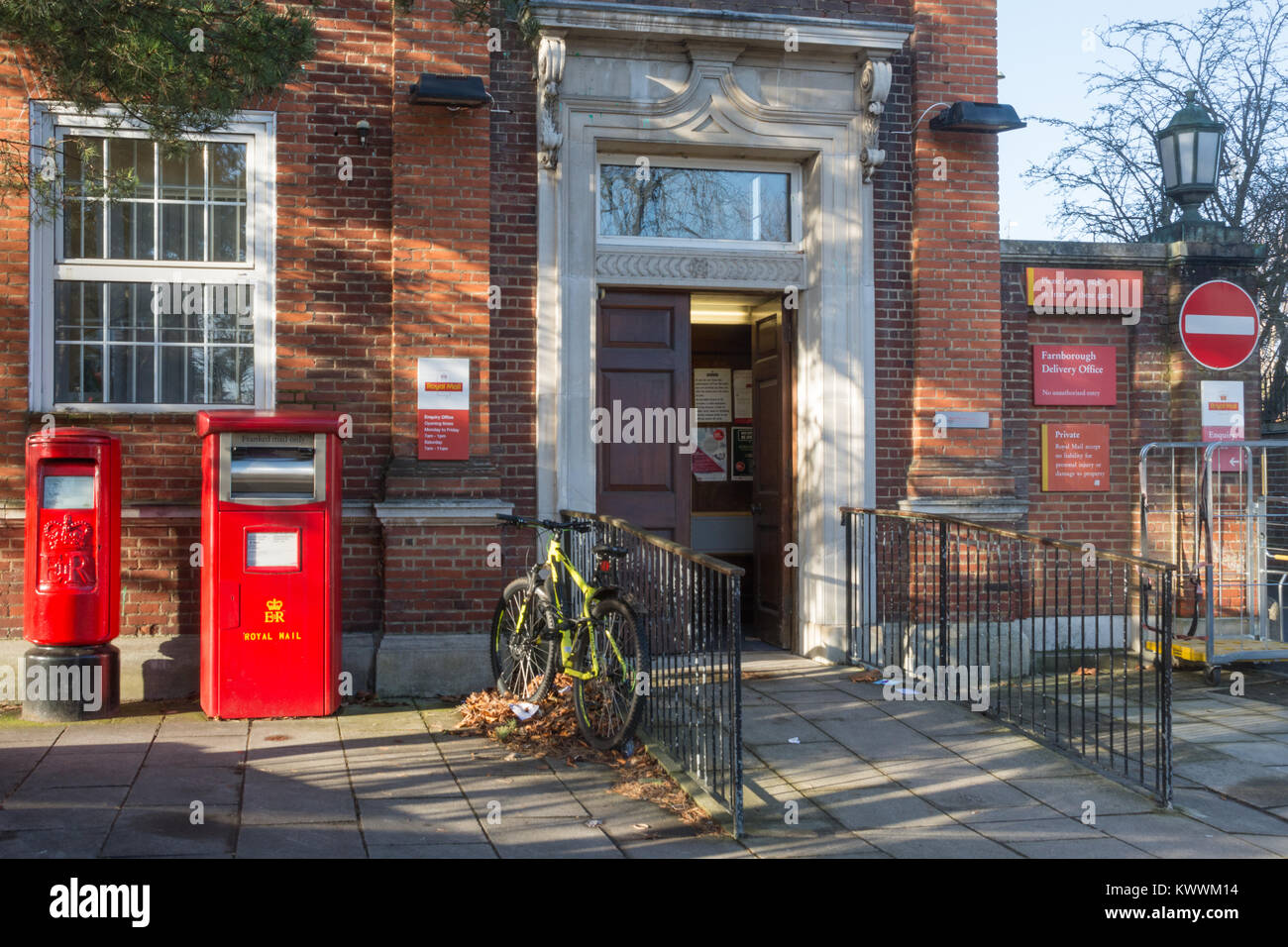The royal mail delivery office in Alexandra Road, Farnborough ...