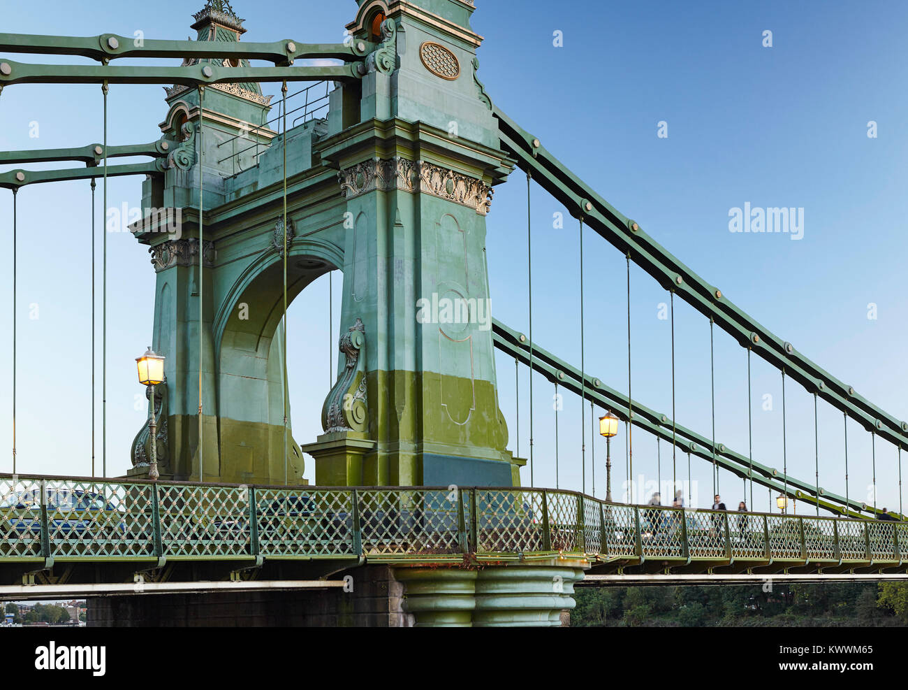 Hammersmith Bridge, London Stock Photo - Alamy
