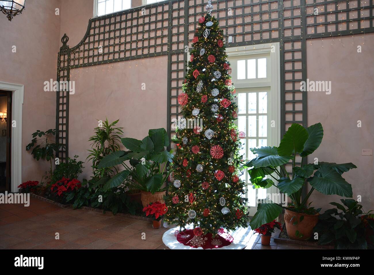 The Hyde Collection/Museum decorated for the Christmas and Holiday ...