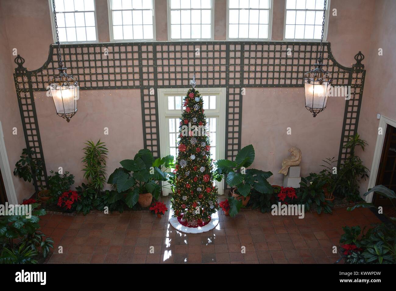 The Hyde Collection/Museum decorated for the Christmas and Holiday ...