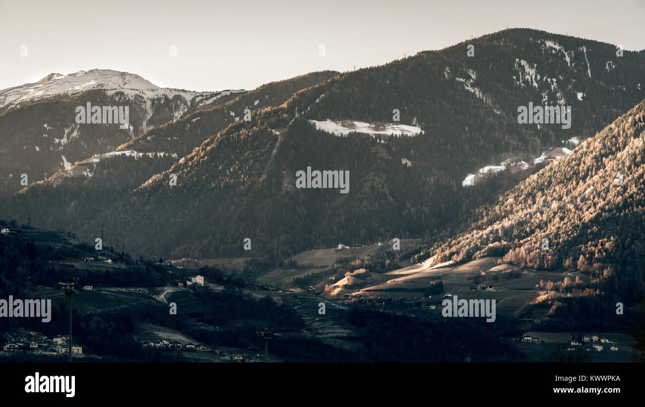 Sunrise in Italian Alpsa Stock Photo - Alamy