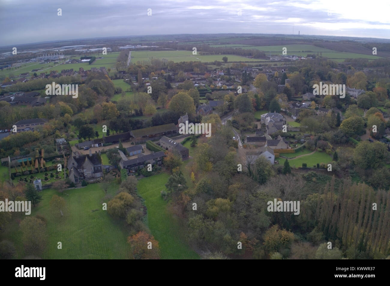Drones view of Orton Southgate business park, Peterborough ...