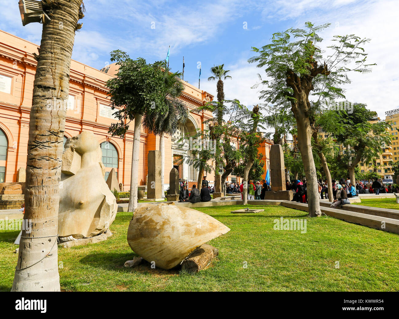 Egyptian museum front hi-res stock photography and images - Alamy
