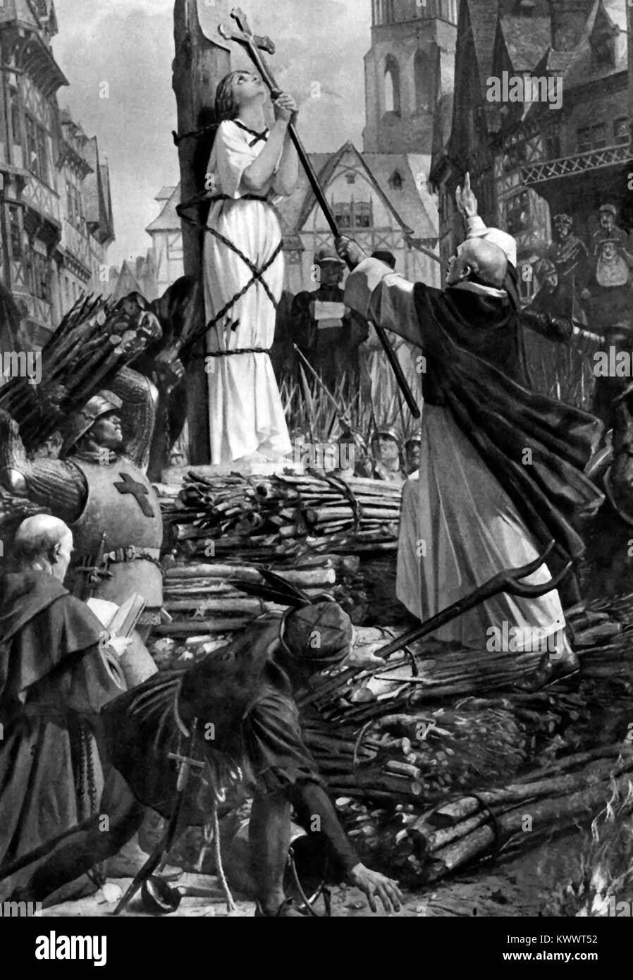 Joan of arc burned at the stake High Resolution Stock Photography and ...