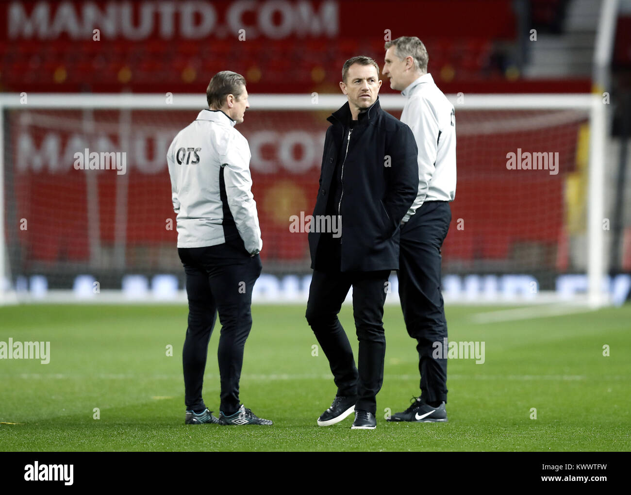 Derby County coach Kevin Poole (left) and first team coach Mark Sale ...