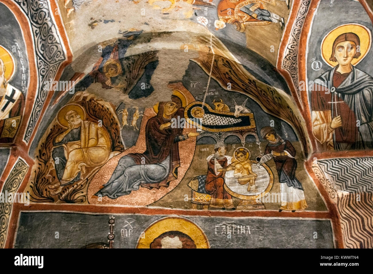 GOREME- KARANLIK KILISE,CAPPADOCIA -TURKEY : Karanlik Kilise,Cappadocia ...