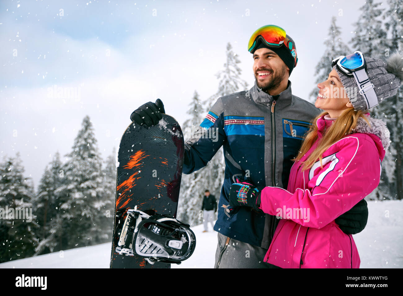 Love skiing hi-res stock photography and images - Alamy